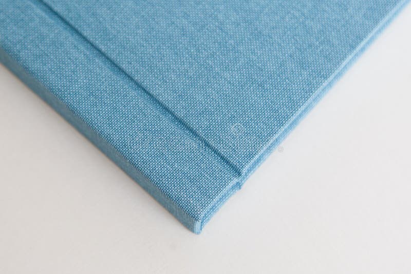 Blue Book with Fabric Cover Stock Photo - Image of encyclopedia, indigo ...