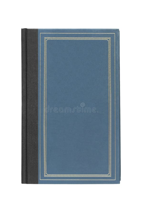 Blue book isolated stock photo. Image of text, white - 202074672