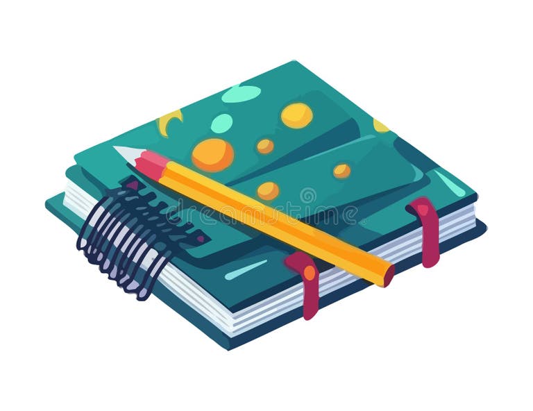 Blue Book for Successful Studying Stock Vector - Illustration of vector ...