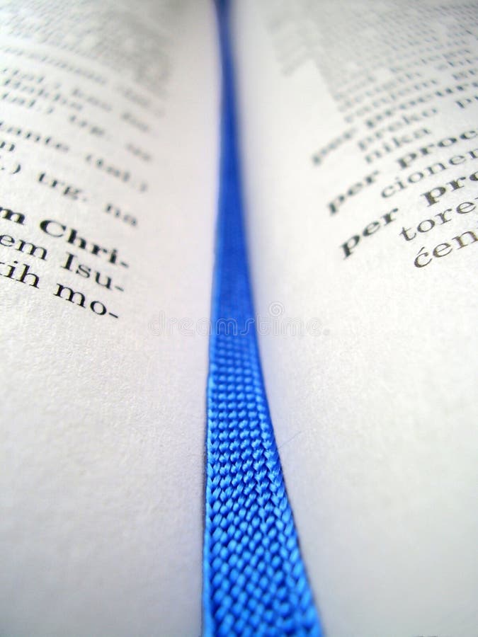 Blue bookmark stock photo. Image of education, learn, bookmark - 1250074
