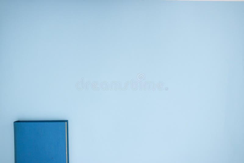 Blue Books on Blue Background Stock Image - Image of inspiration, desk ...