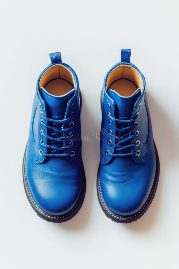 Blue Boots stock image. Image of clean, fashion, boots - 375859601