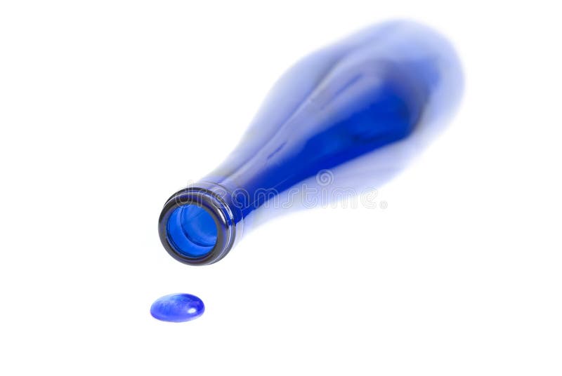 Blue bottle stock photo. Image of bottle, glass, alcohol - 13401722