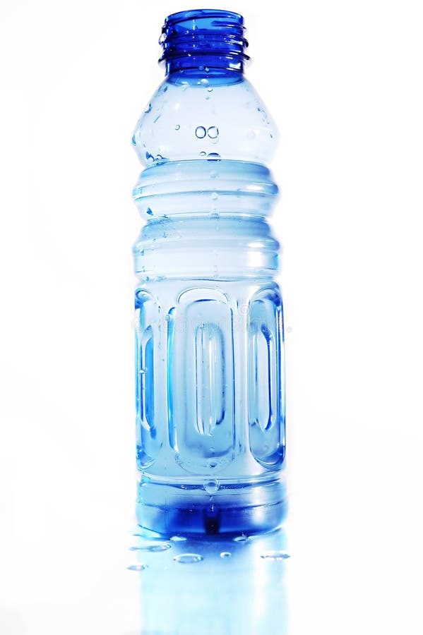 Blue bottle stock image. Image of droplet, modern, pure - 498827