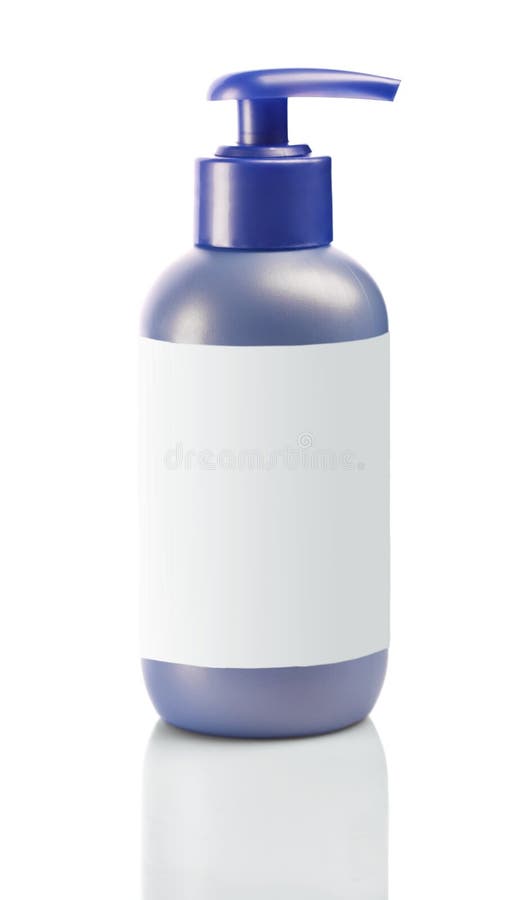 Blue bottle of cream stock photo. Image of moisturizer - 17355504