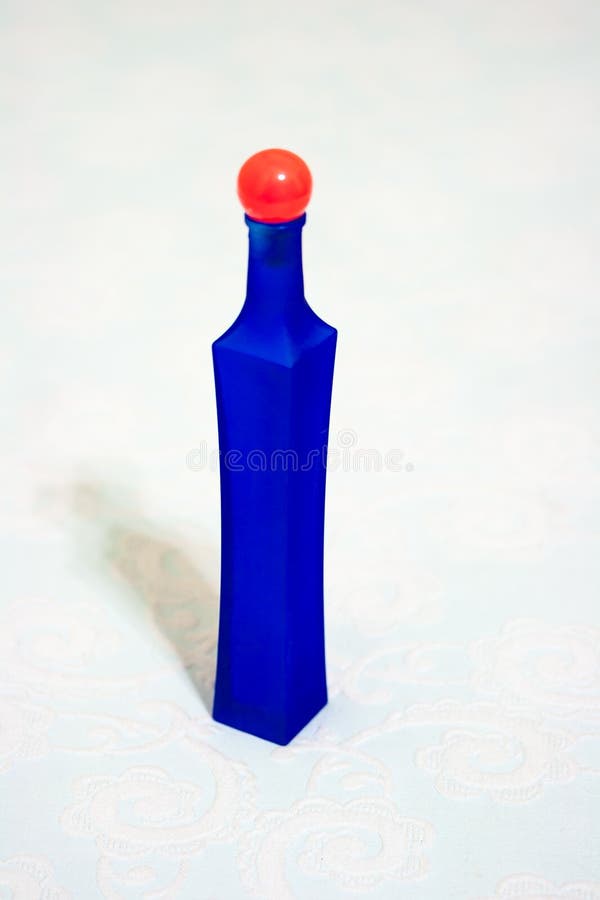 Blue bottle stock image. Image of colorful, flora, allergy - 305871841