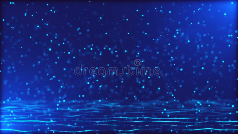 Dark Navy Blue Elegant Animated Background with Star. Stock Video ...