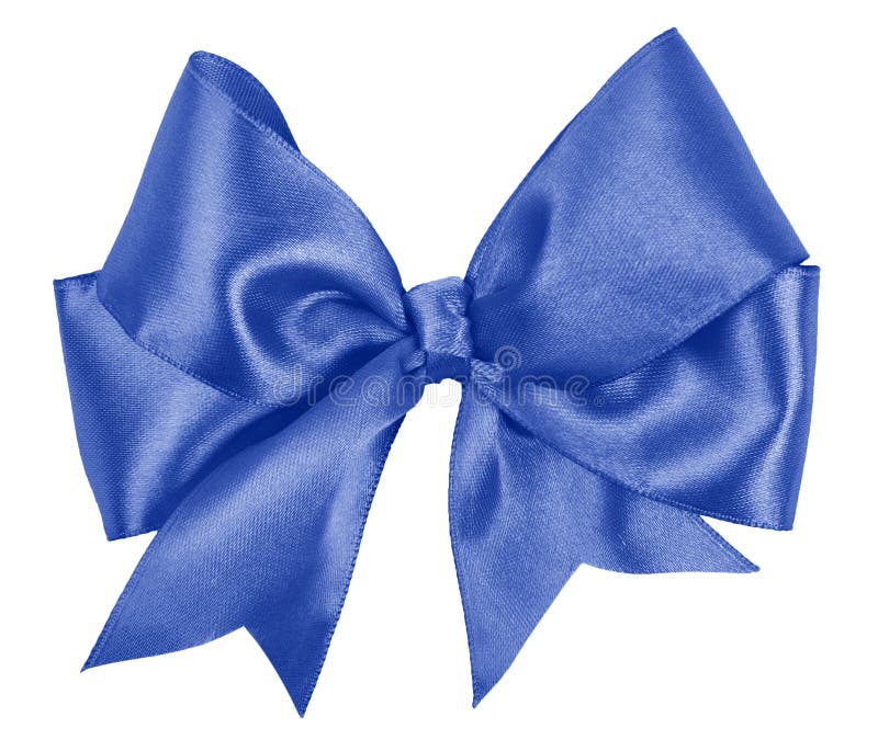 Blue bow stock photo. Image of decoration, tone, good - 27574164
