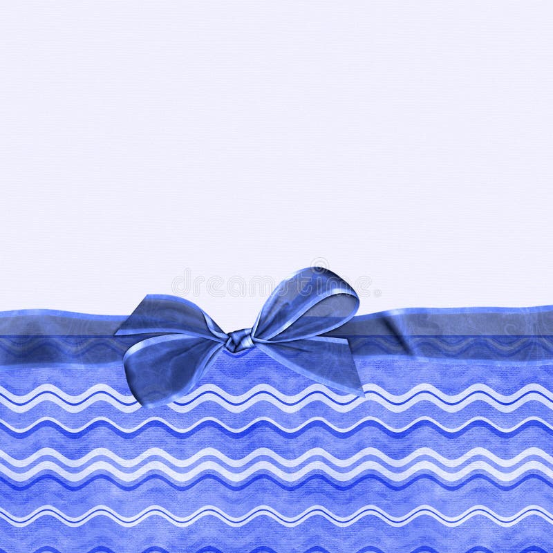 Blue bow border stock illustration. Illustration of easter - 2015394