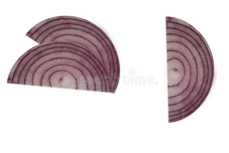 Blue Bow Cut Isolated Flavoring Segment Organic White Background Stock ...