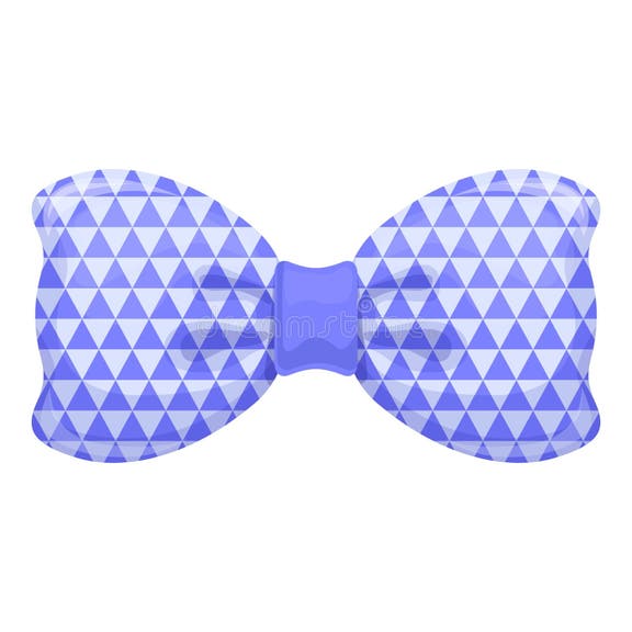 Blue Bow Tie Featuring a Triangle Pattern for a Stylish Touch Stock ...