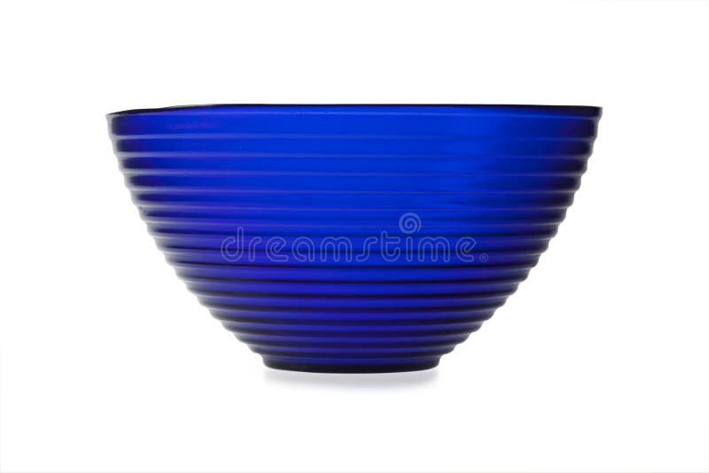 A blue bowl stock photo. Image of blue, empty, kitchen - 12450008
