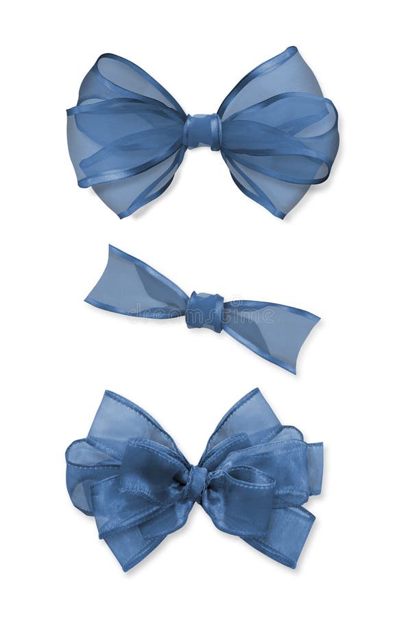 Blue Bows stock image. Image of decoration, holiday, packaging - 3670591