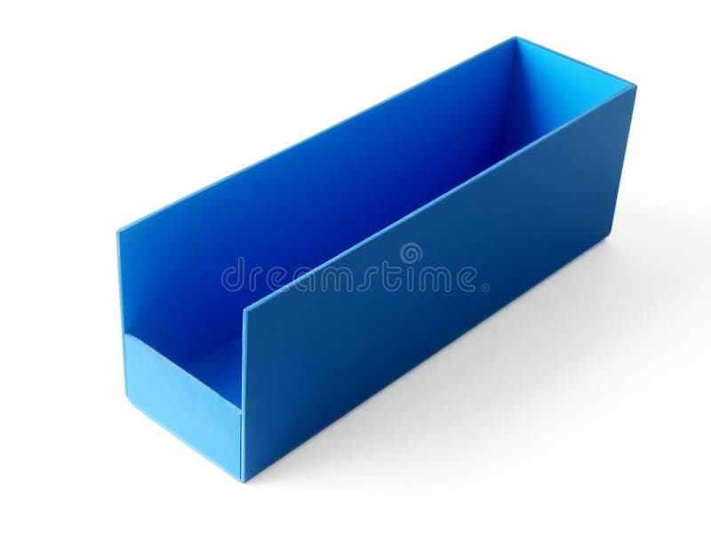 Blue box stock image. Image of item, organized, hard, frame - 1264419
