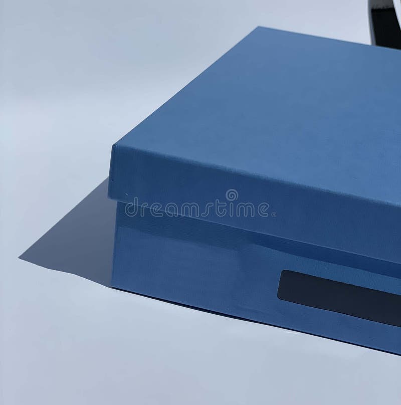 Blue Box for shirts stock photo. Image of blue, boxes - 338849188