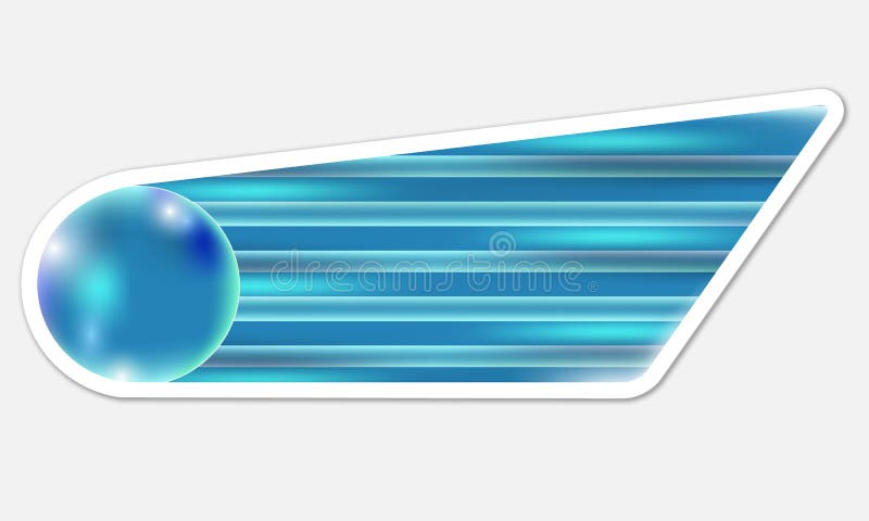 Blue box for text stock vector. Illustration of circle - 33985337