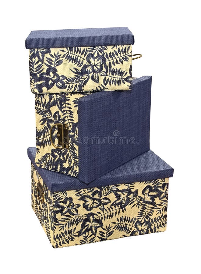 Blue boxes stock image. Image of decorative, clipping - 24383207