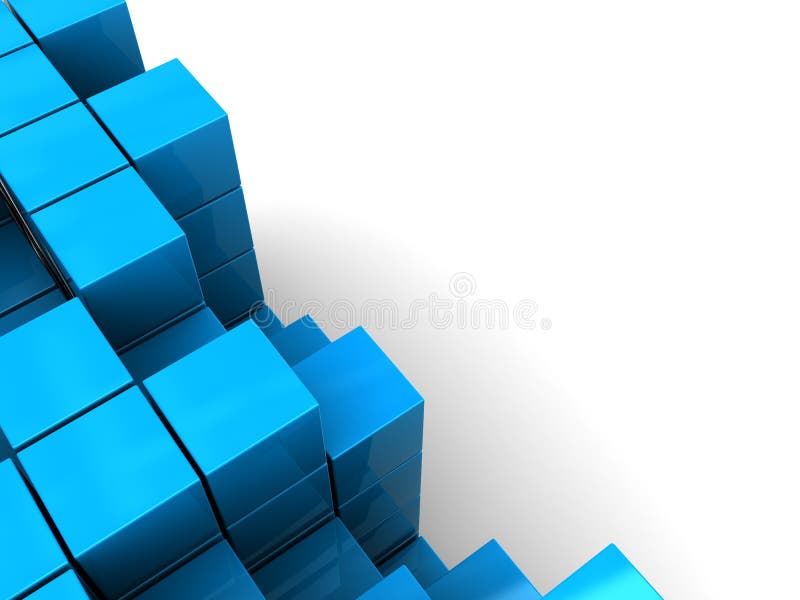Blue boxes background stock illustration. Illustration of blue - 23562829