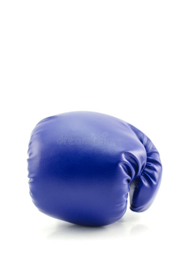 Red and Blue Boxing Gloves Hanging on White Background. Generative AI ...