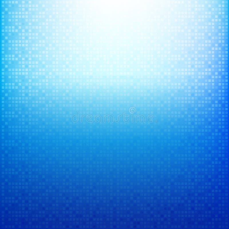 Blue Brick Pixel Mosaic Abstract Background Vector Illustration Stock ...