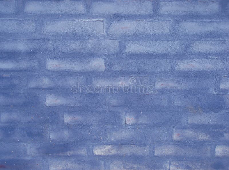 Blue brick wall stock image. Image of material, house, wall - 172673