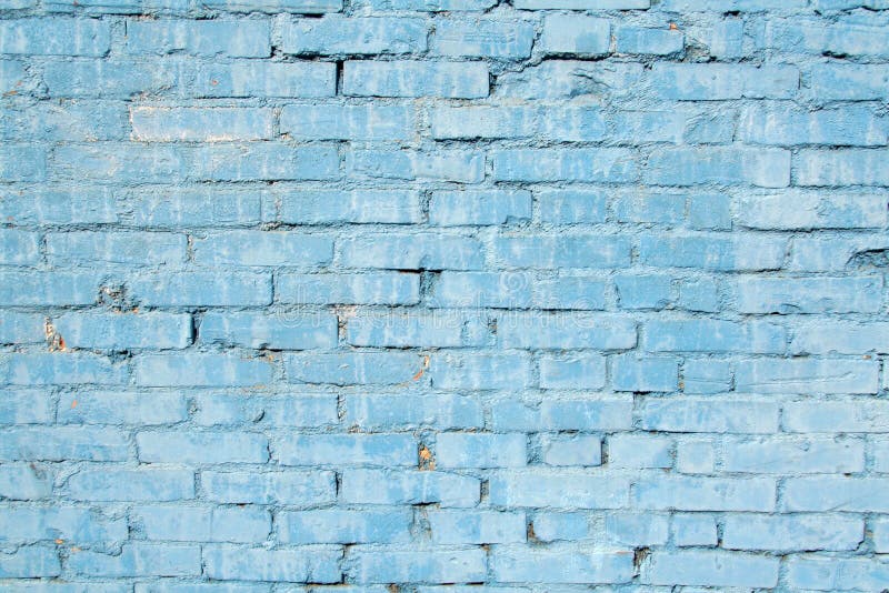 Blue brick wall stock photo. Image of regular, ancient - 4943836