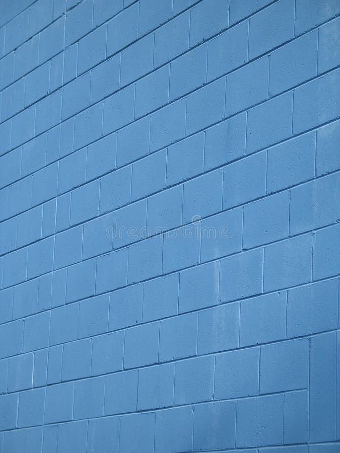 Blue brick wall stock image. Image of vertical, exterior - 5028775