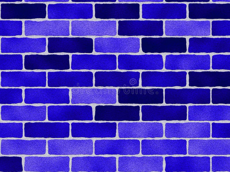 Blue Bricks Pattern stock illustration. Illustration of mixup - 1648267