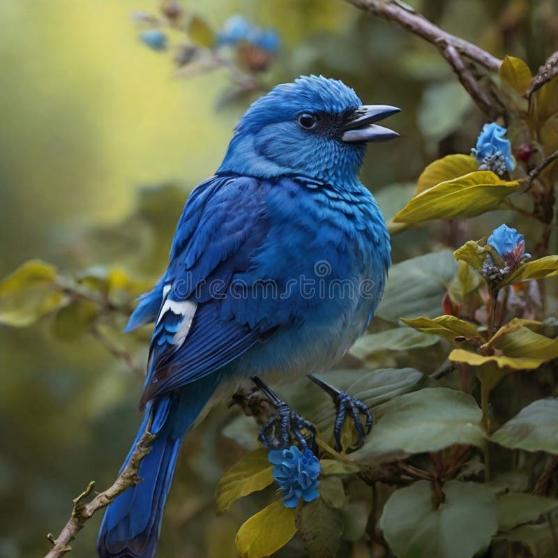 Blue Brid stock illustration. Illustration of bird, animal - 307224809