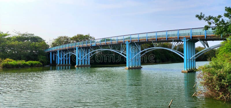 The Blue Bridge, the Bridge between the Lake and the River, is Very ...