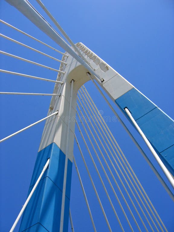 Blue Bridge Sky Marbella Landmark Spain Stock Photo - Image of bridge ...