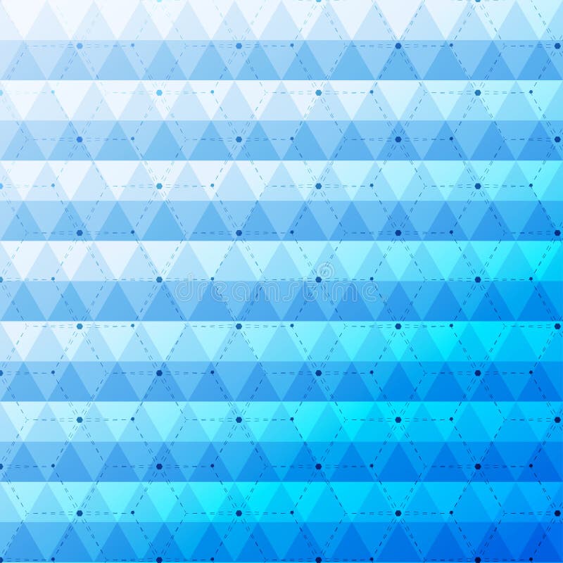 Blue Bright Abstract Triangles Seamless Pattern Background Stock Vector ...