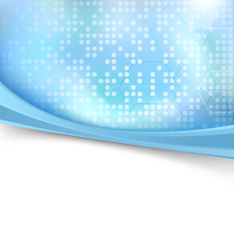 Blue Bright Dotted Folder Background Stock Vector - Illustration of ...