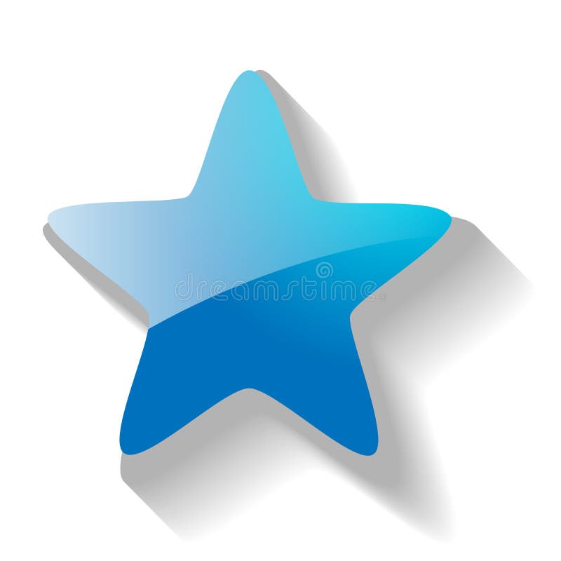 Blue Bright Star Icon Logo Vector Stock Vector - Illustration of logo ...