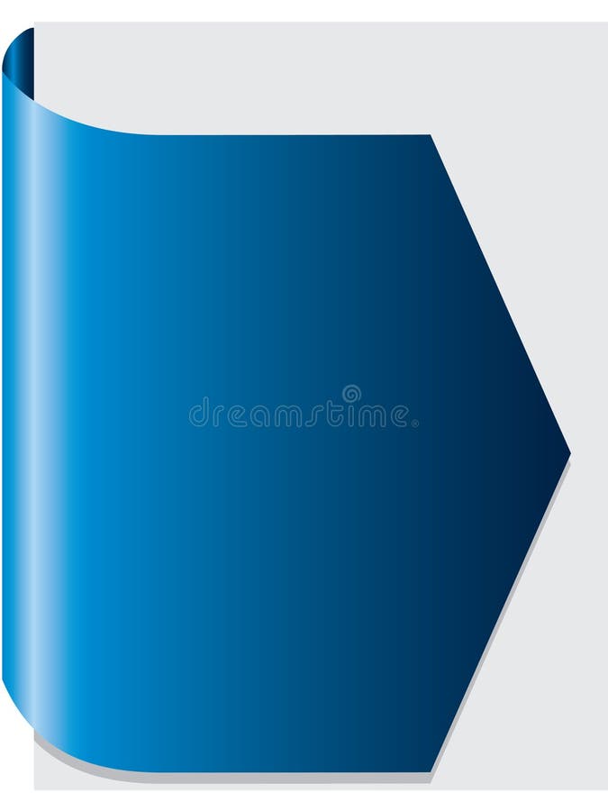 Blue brochure design stock vector. Illustration of icon - 17294453