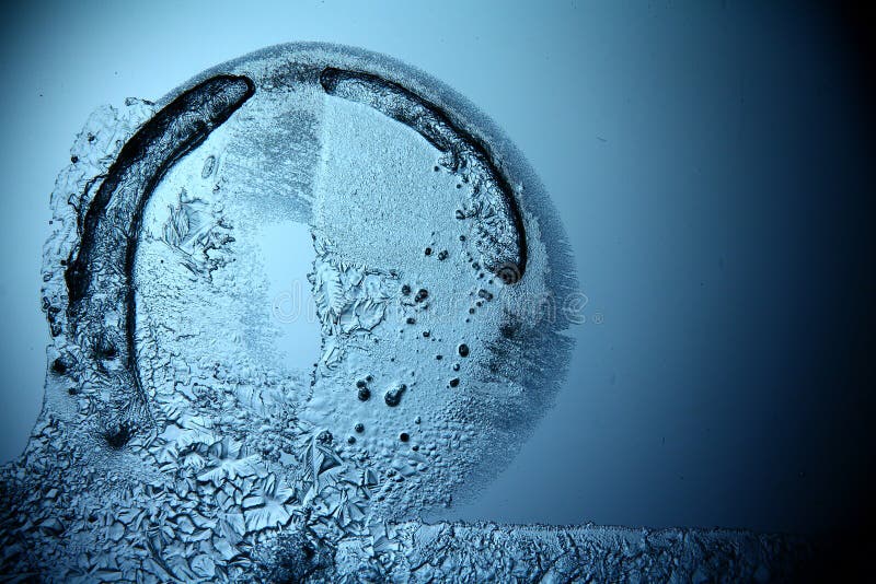 Blue Broken Cold the Background Stock Image - Image of freeze, lake ...