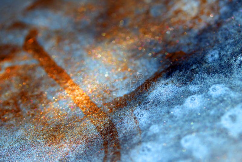 Blue Bronze Texture. Background, Pattern. Stock Photo - Image of ...