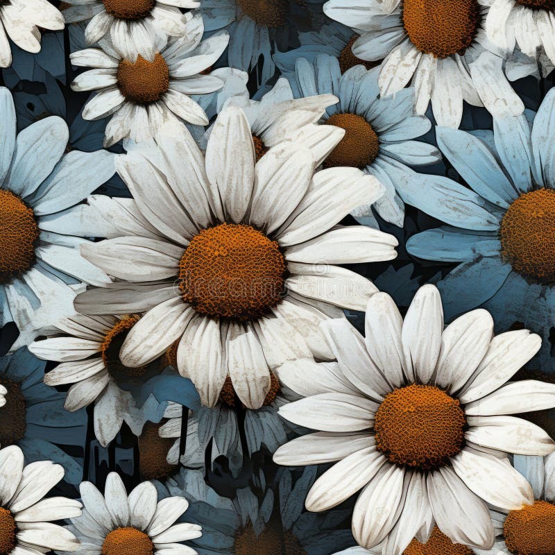 Daisy Texture - High Resolution Stock Image - Image of nature, texture ...