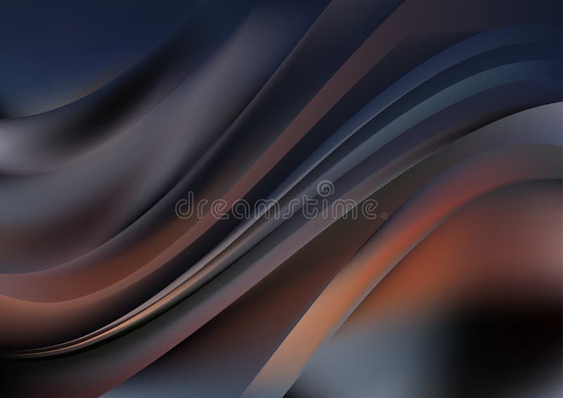 Blue Brown Dynamic Background Vector Illustration Design Stock Vector ...