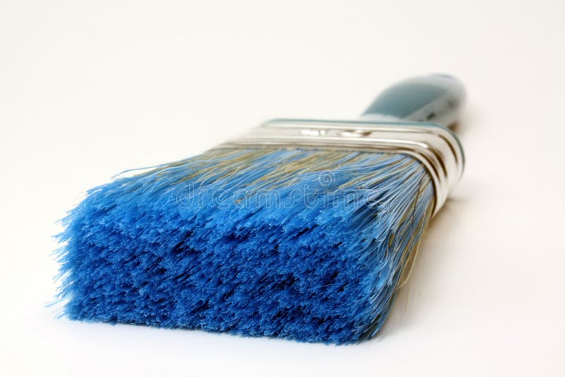 Blue brush strokes stock photo. Image of painting, background - 15079348