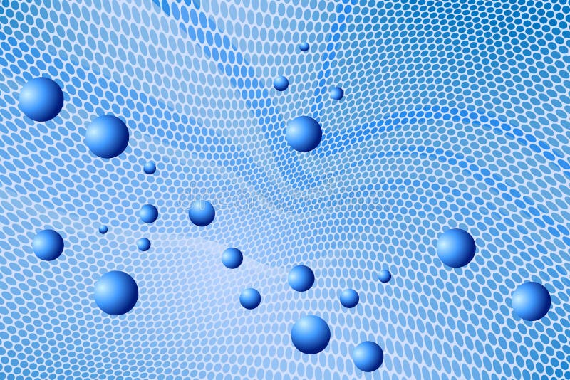 Blue Bubble stock vector. Illustration of blue, spot, line - 6163662