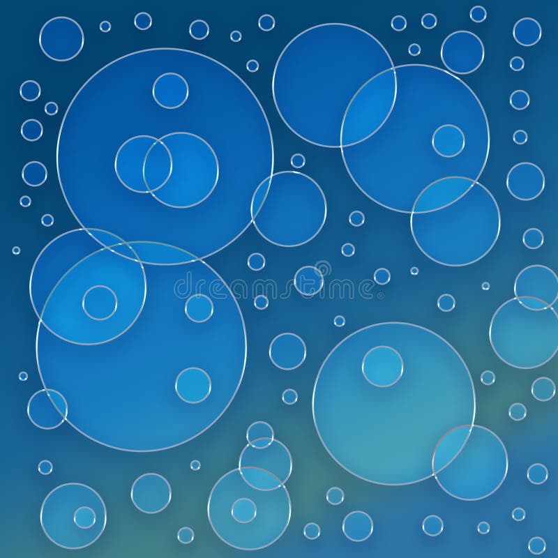 Blue bubble stock illustration. Illustration of blue, artwork - 9161473