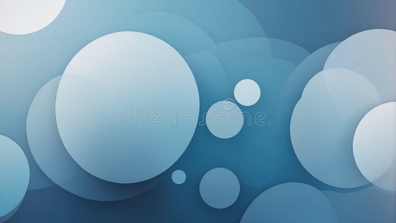 Blue Bubble Abstract Background for Presentation Slides - AI Generated ...
