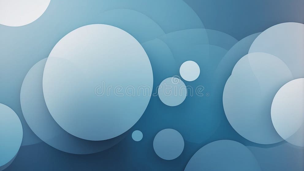 Blue Bubble Abstract Background for Presentation Slides - AI Generated ...