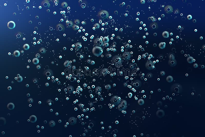 Blue bubble background stock illustration. Illustration of oxygen ...