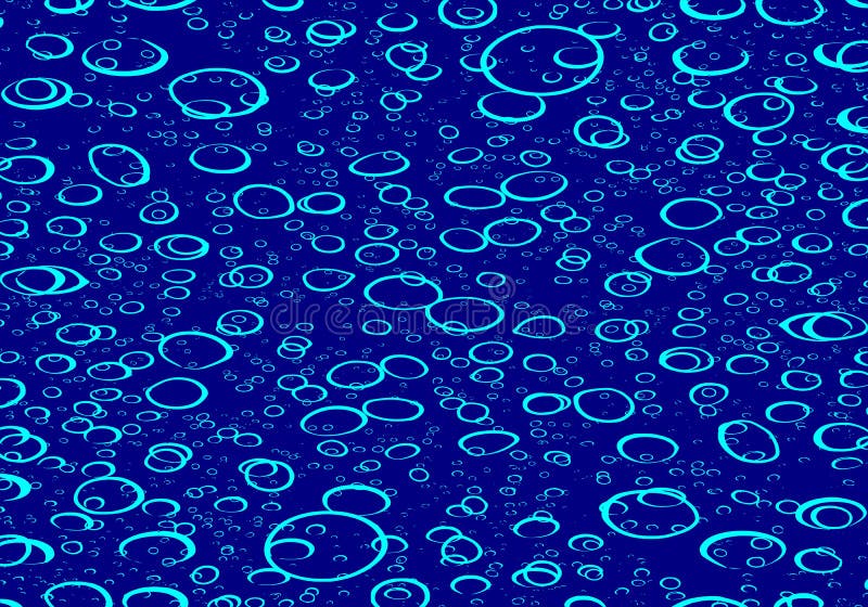 Blue Bubble Backgrounds. Vector Illustration Stock Vector ...
