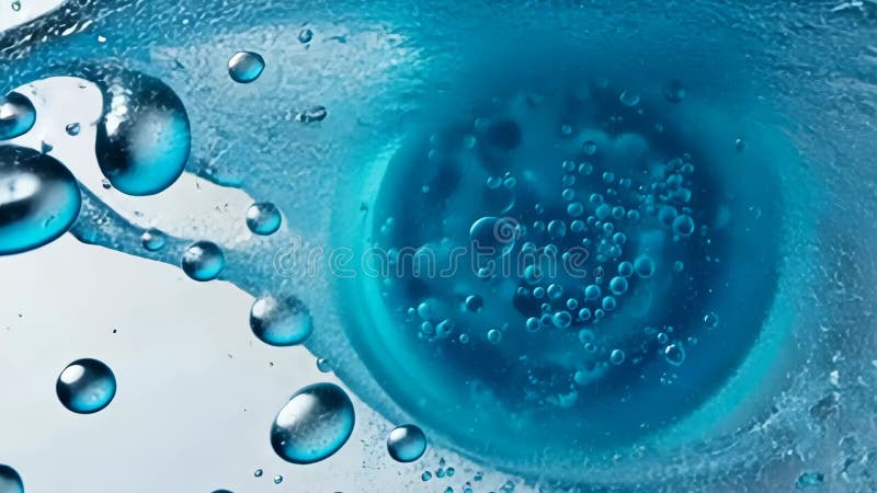 A Blue Bubble Bath with a Lot of Bubbles Stock Video - Video of aqua ...