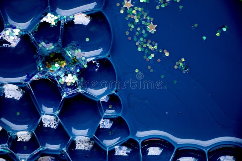 Blue Bubble Cells Background Texture Stock Photo - Image of interesting ...
