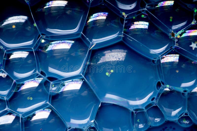 Blue Bubble Cells Background Texture Stock Image - Image of cells ...