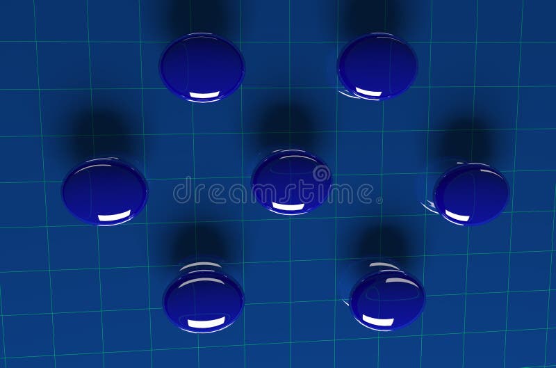 Blue bubble diagram stock illustration. Illustration of communication ...